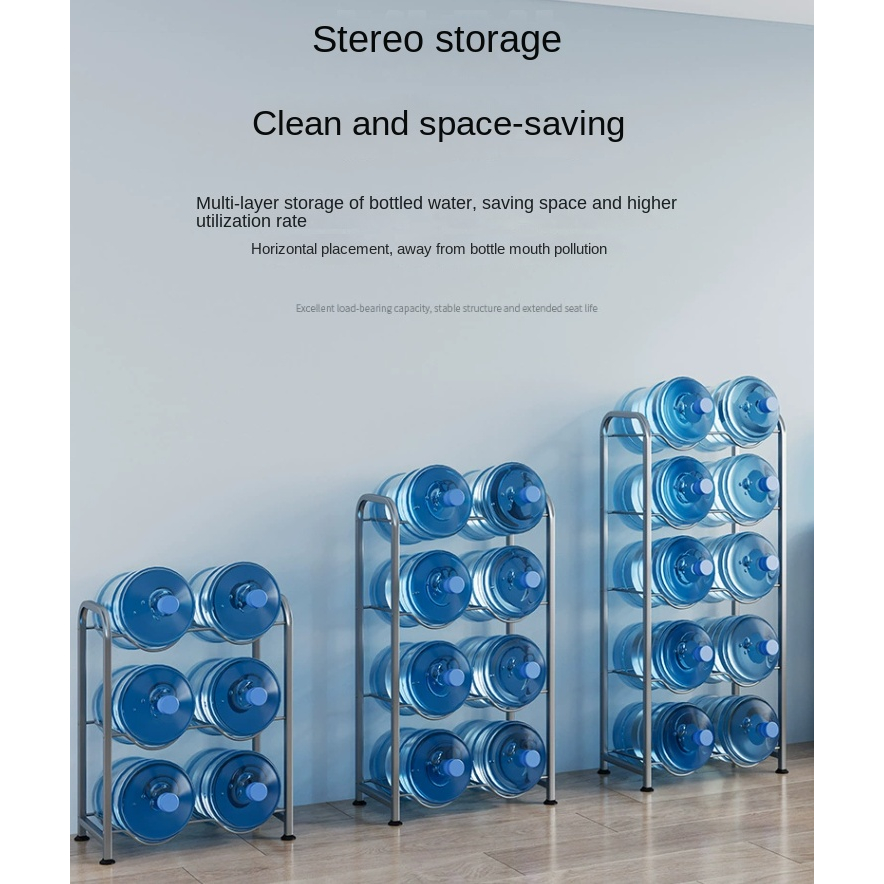 （COD）Space Saving Water Gallon Racks / Double Tiers Water Dispenser ...