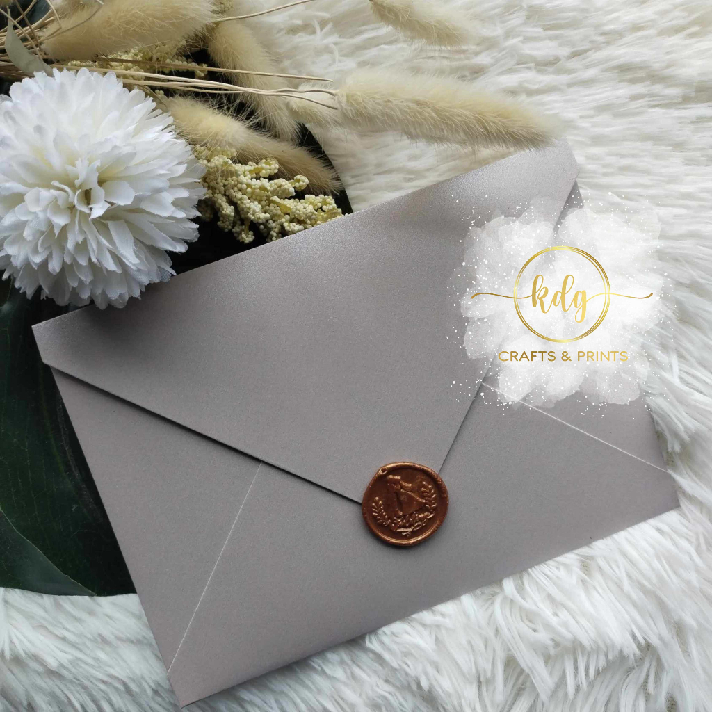 1 piece - Light Mauve - Makapal 5R Baronial Envelopes For Invitations ...