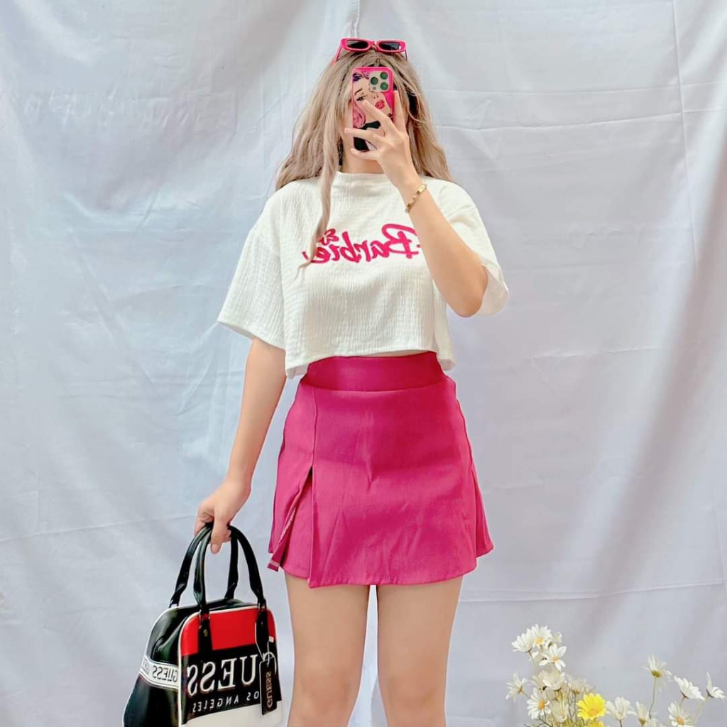 DashingDuds WILLOW crop top and skort terno set | Shopee Philippines