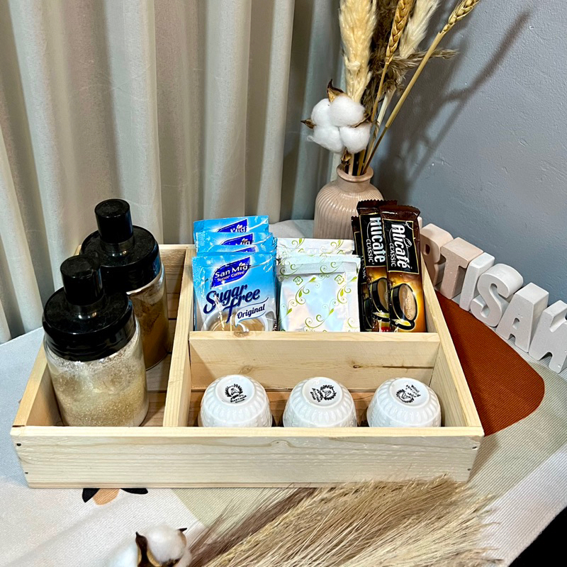 RTSAN Wooden Coffee/Condiments Tray | Shopee Philippines
