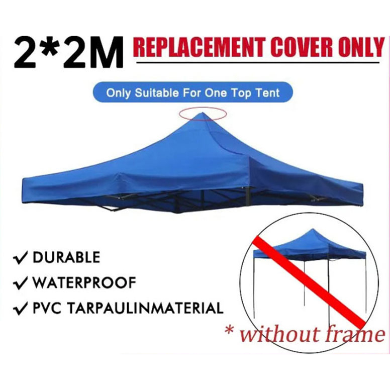 3X3M/2X2M Tent Cover Replacement Camping Outdoor Tent Top Cover ...