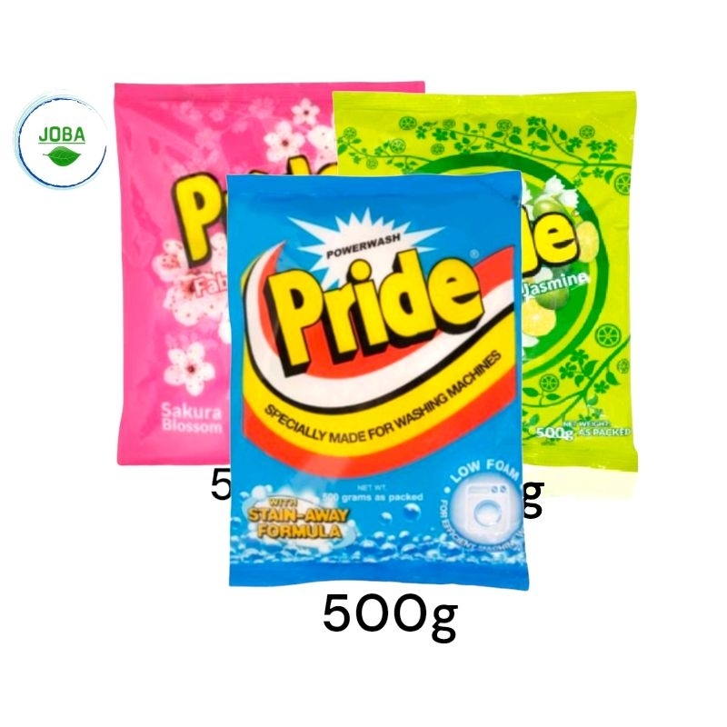 PRIDE POWDER 500G (sakura blossom, kalamansi & jasmine, washing machine ...