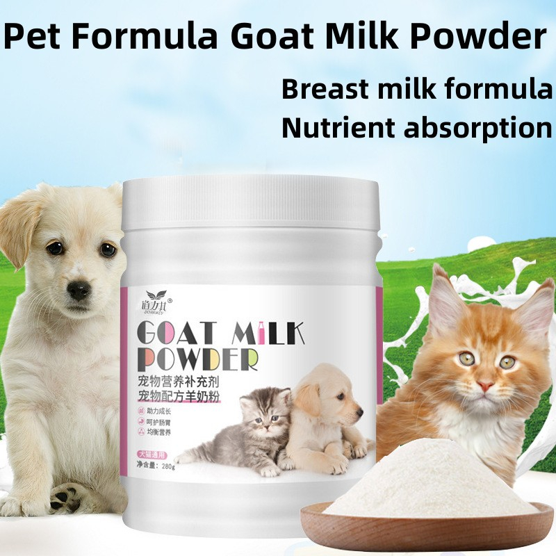 Dorrikey Pet Goat Milk Powder 280g For Puppy Dog Kitten Cat Nutritional ...