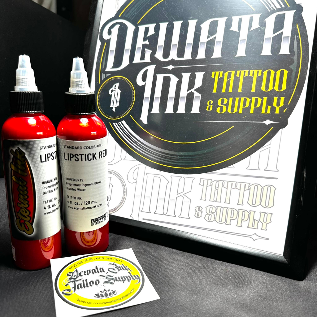 Original ETERNAL INK Lipstick Red Tattoo Ink (4 oz.) | DEWATA INK ...