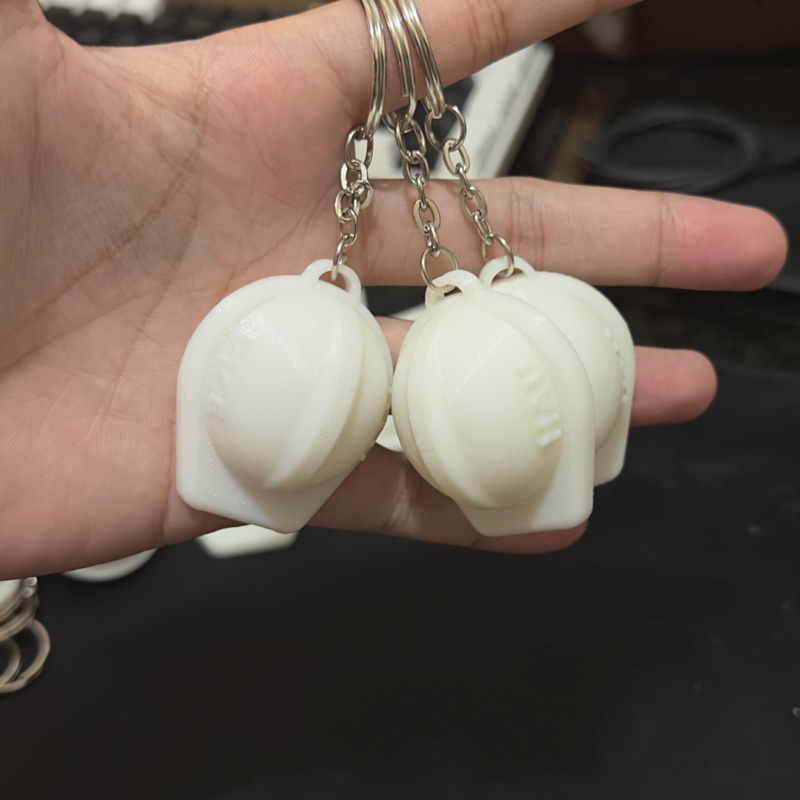 Hard Hat Keychain (cutomized) 3D printed by Poseidon 3D Prints | Shopee ...