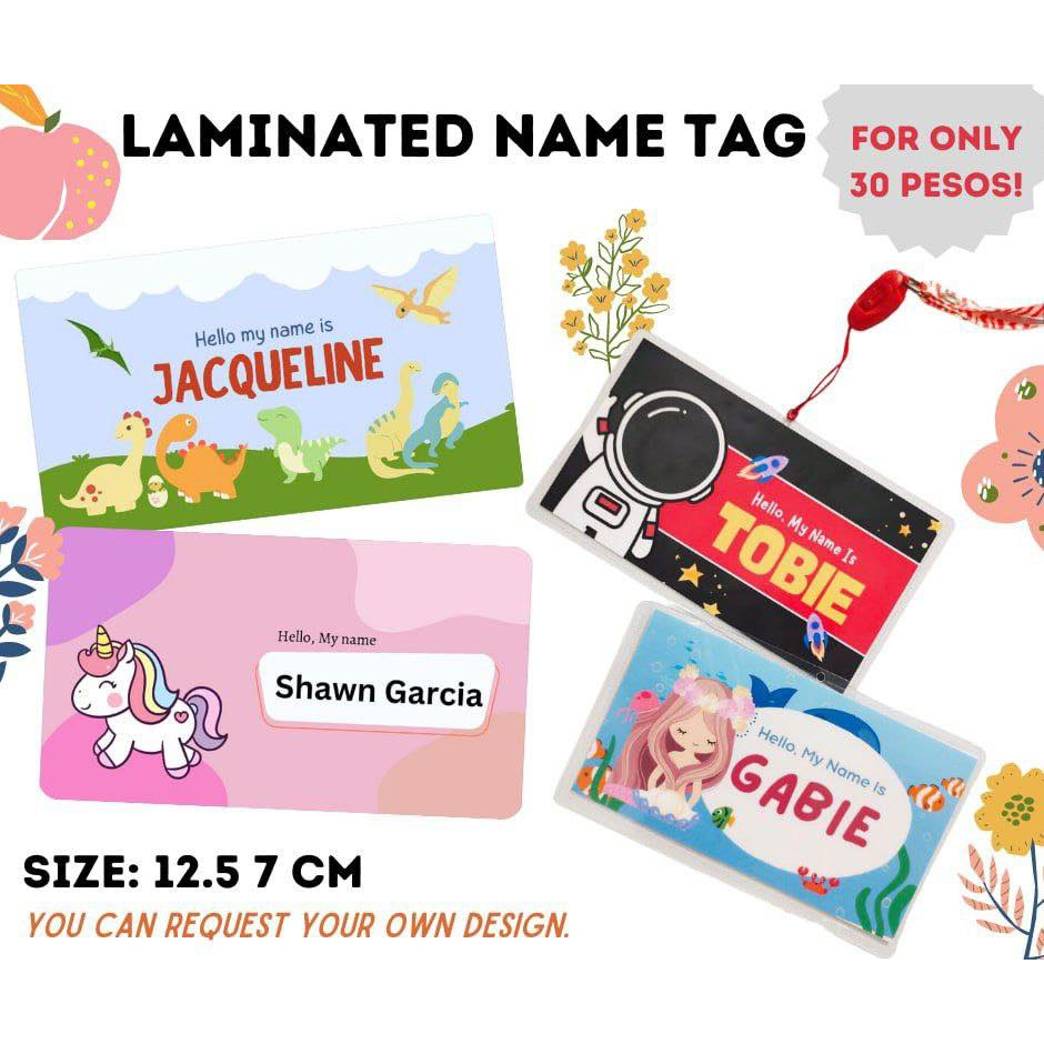 PERSONALIZED NAME TAG | Shopee Philippines