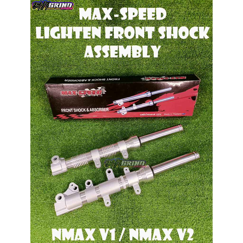MAX-SPEED LIGHTEN FRONT SHOCK ASSEMBLY YAMAHA NMAX 155 V1 / NMAX 155 V2 ...