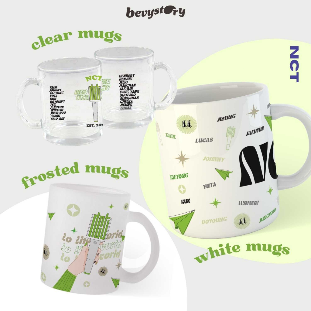 BevyStory | NCT Nctizen Kpop Mug Cute Aesthetic Gift Ideas Fanmade Kpop ...
