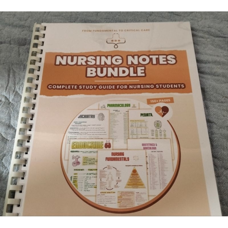 Nursing Notes Bundle 2025 The complete study guide | Shopee Philippines