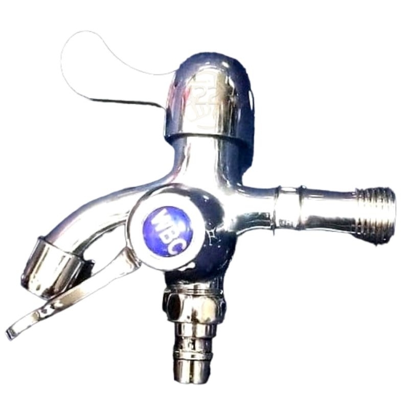 COD [#181] Heavy Duty Stainless Double Faucet 2-Way Gripo Washing ...