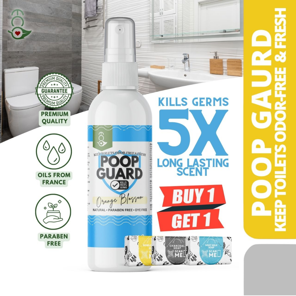 ORANGE BLOSSOM PoopGaurd Poop Spray Odor Buster Poop Ninja Poo Spray ...