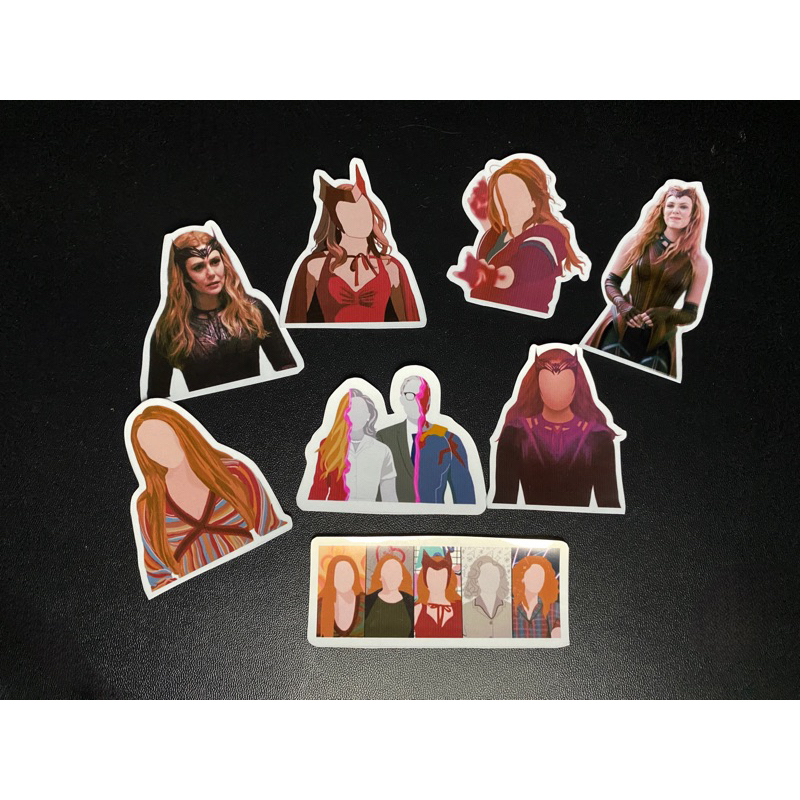 Marvel Scarlet Witch/Wanda Sticker Pack | Shopee Philippines