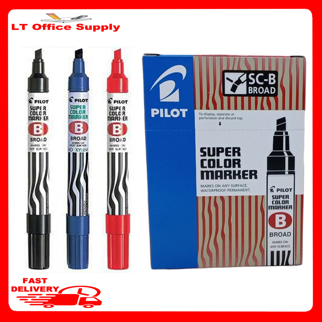 1PIECE PILOT BROAD PERMANENT MARKER | Shopee Philippines