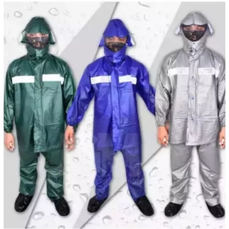 TITANIUM VULCANIZED KAPOTE MAKAPAL REFLECTORIZED 100% WATER PROOF ...