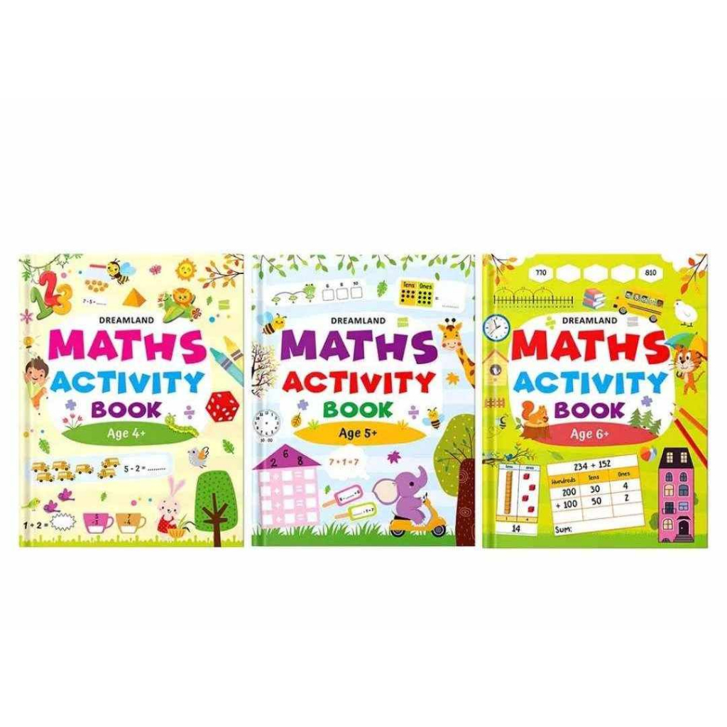 Math Activity Book 4+, 5+, 6+ | Shopee Philippines