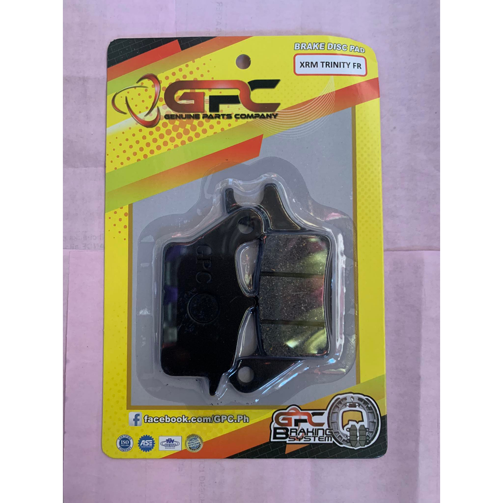 XRM TRINITY/DASH BRAKE DISC PAD (GPC) | Shopee Philippines