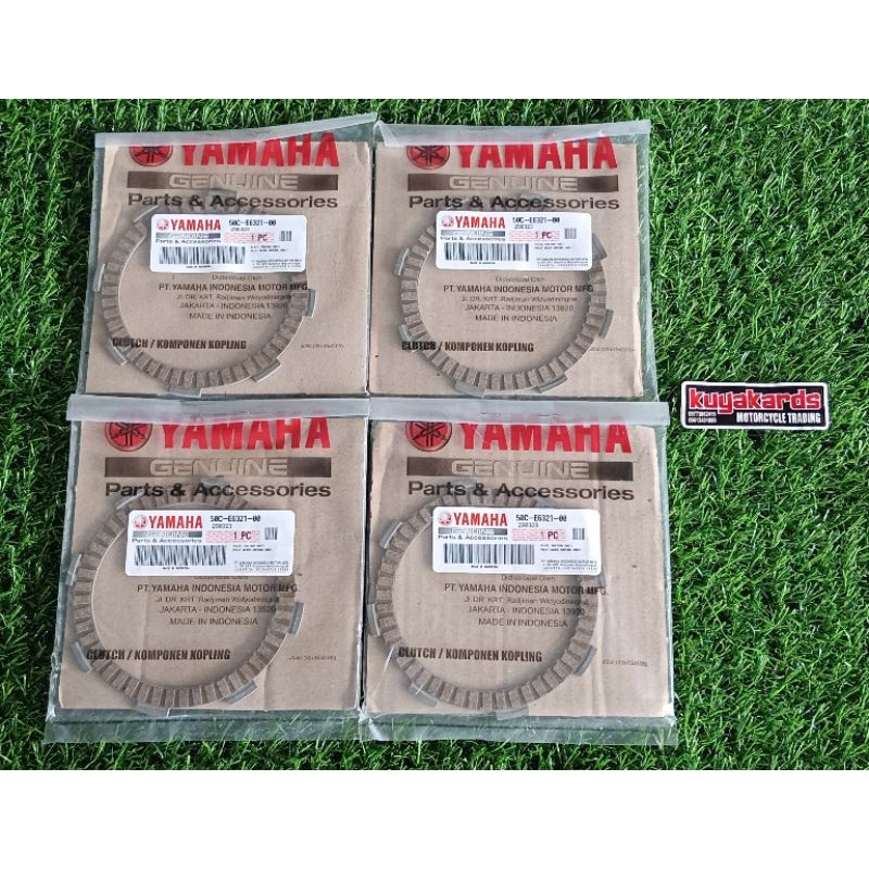 YAMAHA GENUINE CLUTCH LINING SET (4PCS) SNIPER MX 135 (50C-E6321-00 ...