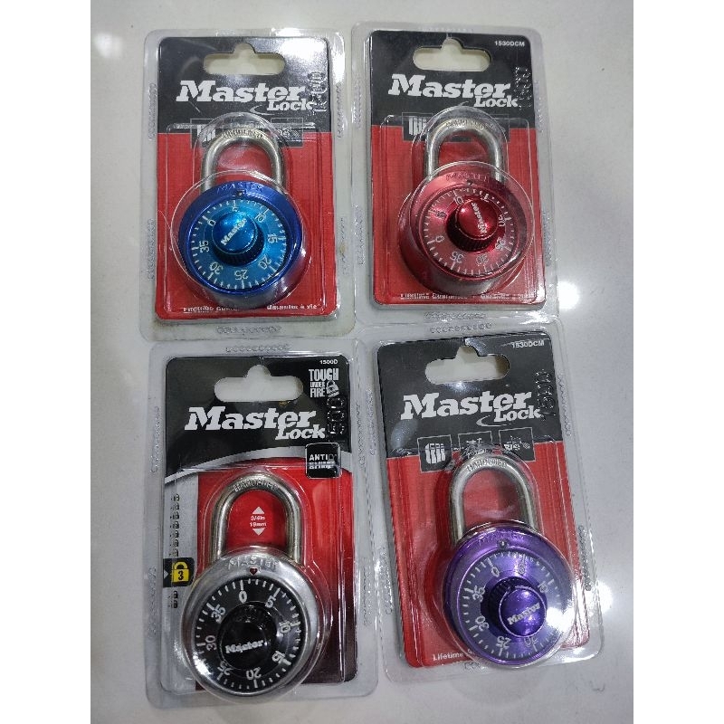 Masterlock master padlock combination lock 3 digit fixed combination ... Masterlock master padlock combination lock 3 digit fixed combination ...