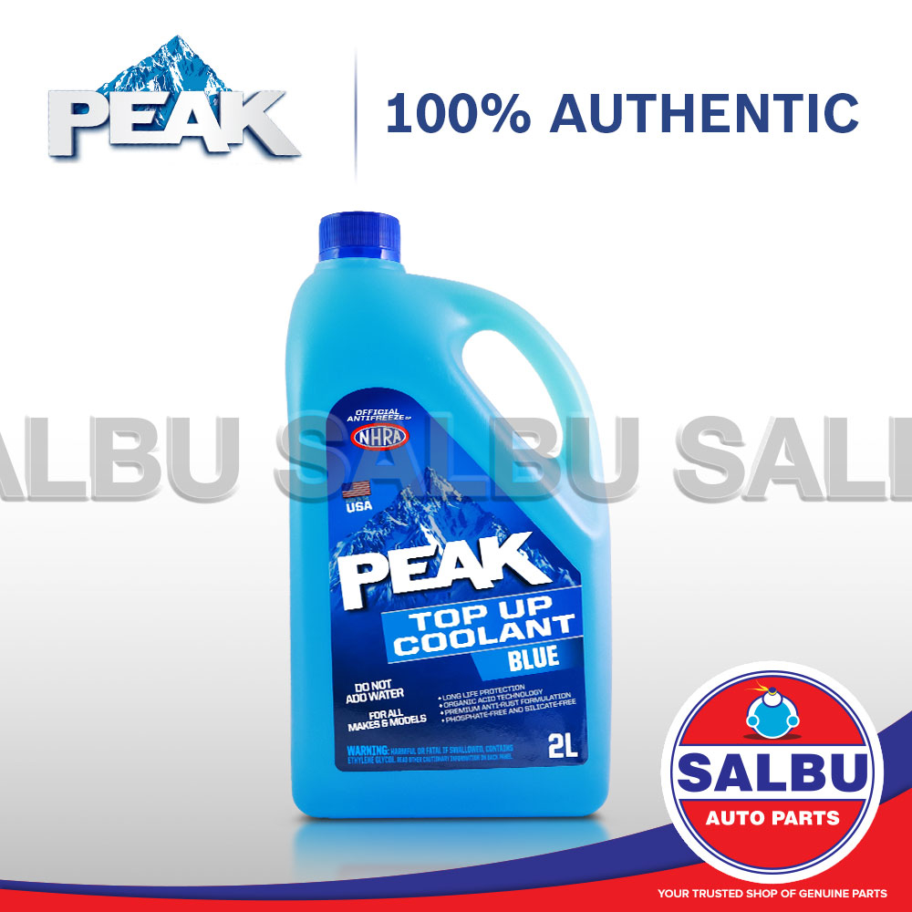 PEAK Top Up Coolant Ready To Use Blue 2L | Shopee Philippines
