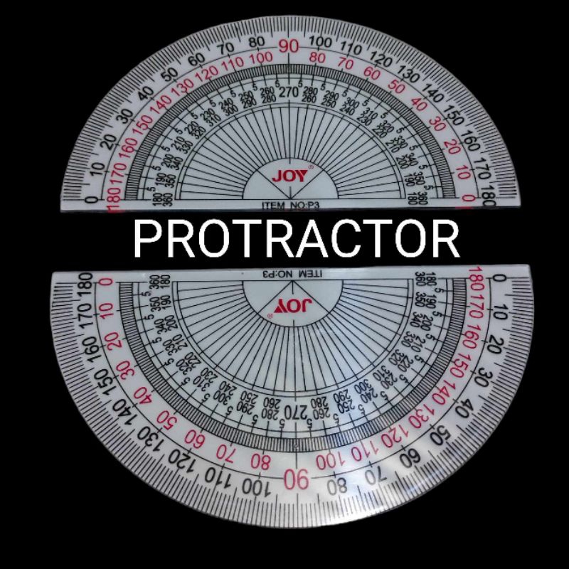Protractor 3pcs per order with Free Sticker | Shopee Philippines