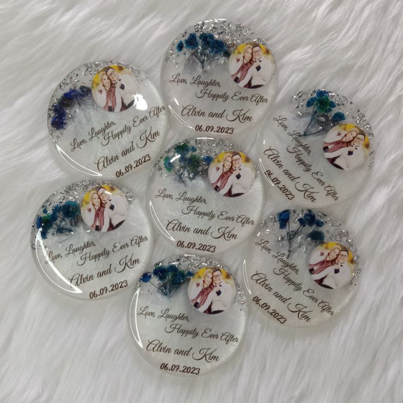 Resin Ref Magnet for Wedding Baptism Christening Debut Birthday ...