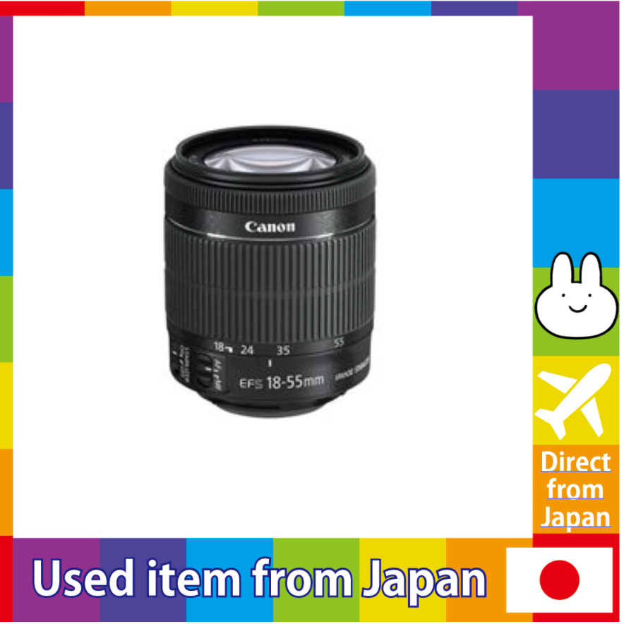[Used in Japan] Canon Standard Zoom Lens EF-S18-55mm F3.5-5.6 IS STM ...