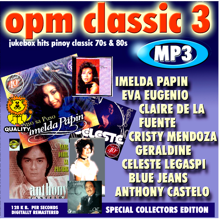 OPM CLASSIC 3 MP3 music CD for PCCDROM and compatibles. | Shopee ...
