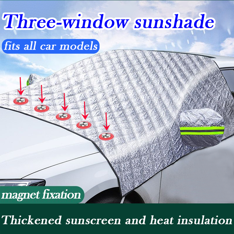Not afraid of the wind⚡car sun shade windshield Thickened sun shade for ...