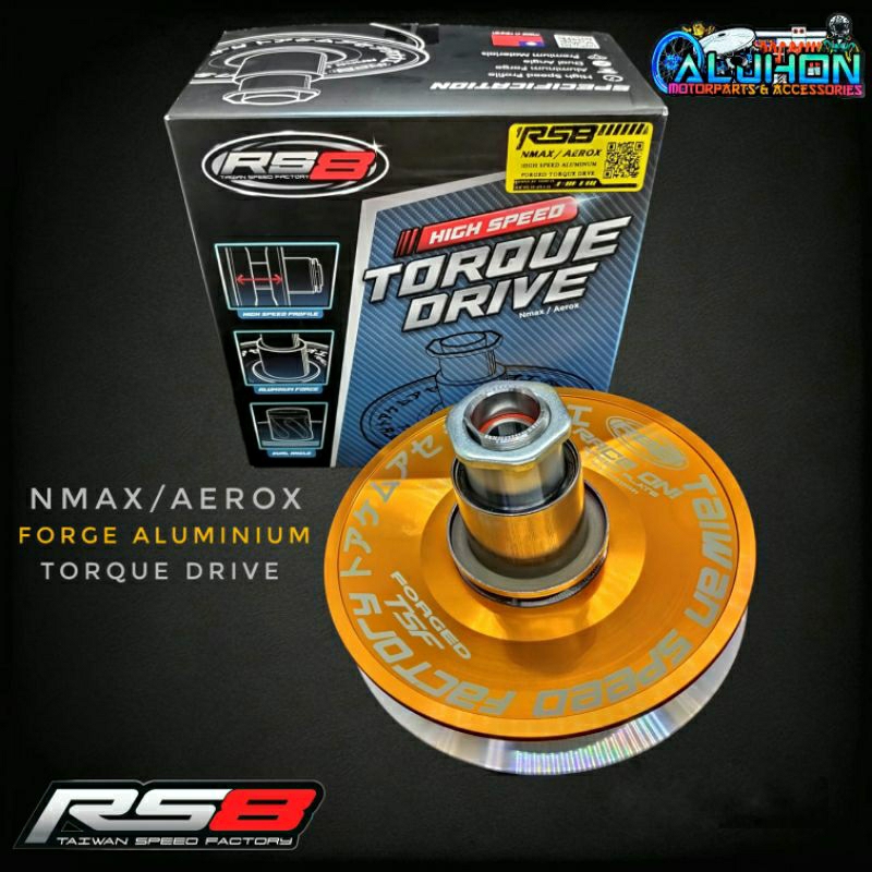 RS8 NMAX/AEROX FORGED ALUMINIUM TORQUE DRIVE ASSEMBLY | Shopee Philippines