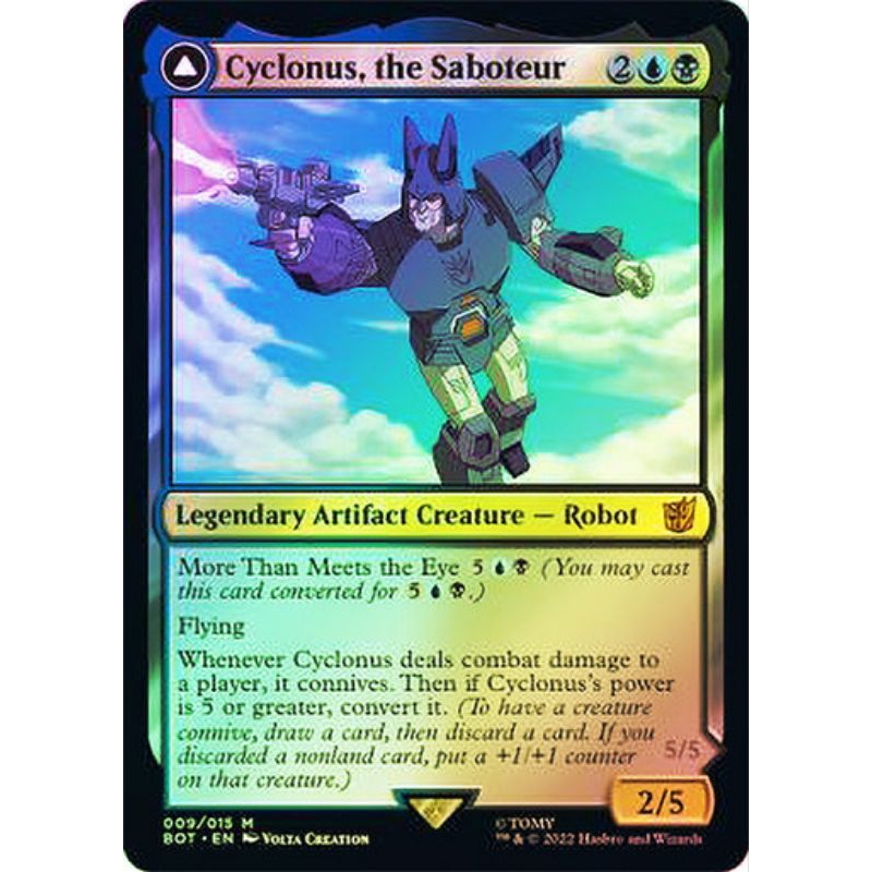 Cyclonus, the Saboteur (foil) - BOT - Mythic - MTG Cards (WotC ...