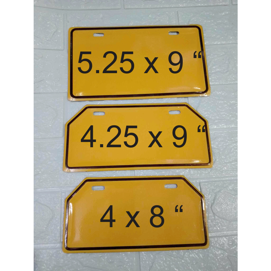 yellow galvanize metal plate | Shopee Philippines