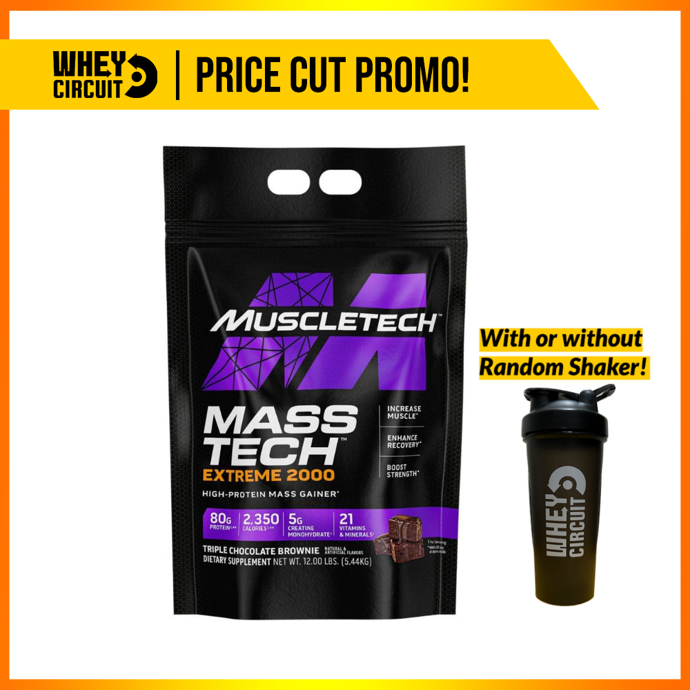 Muscletech MASS TECH EXTREME 2000 12lbs Ultimate 100% Whey Protein ...