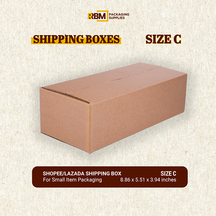 Shopee Shipping Boxes (SMALL) | Corrugated Box | Size C (10 PCS ...