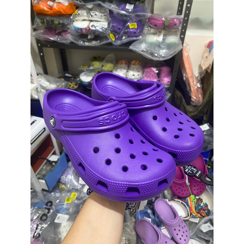 Crocs classic neon purple | Shopee Philippines