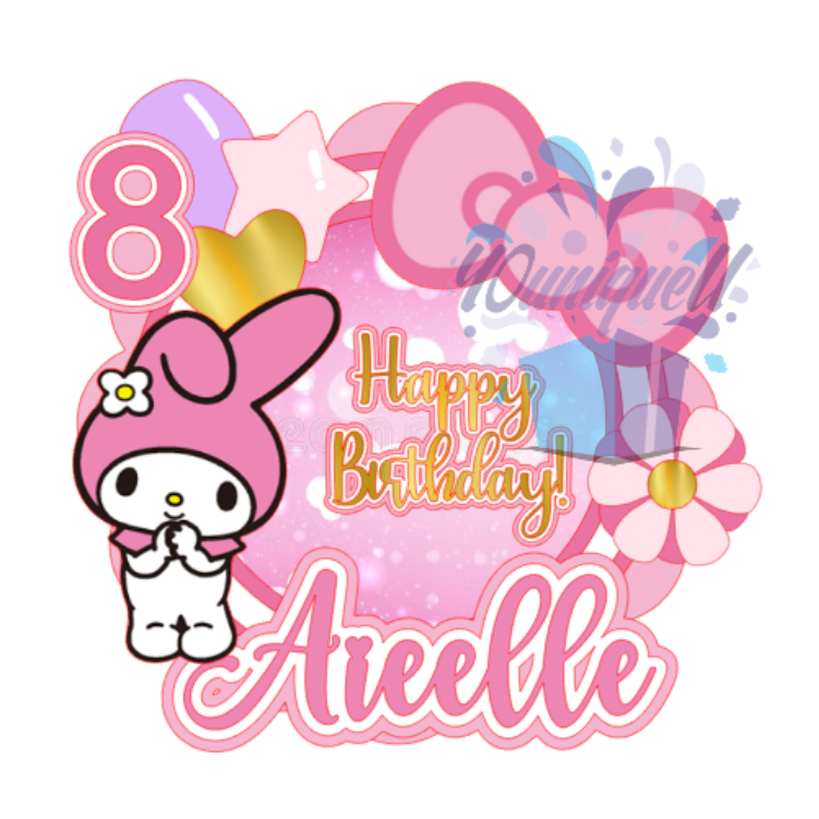 My Melody Cake Topper (3D/Layered) | Shopee Philippines