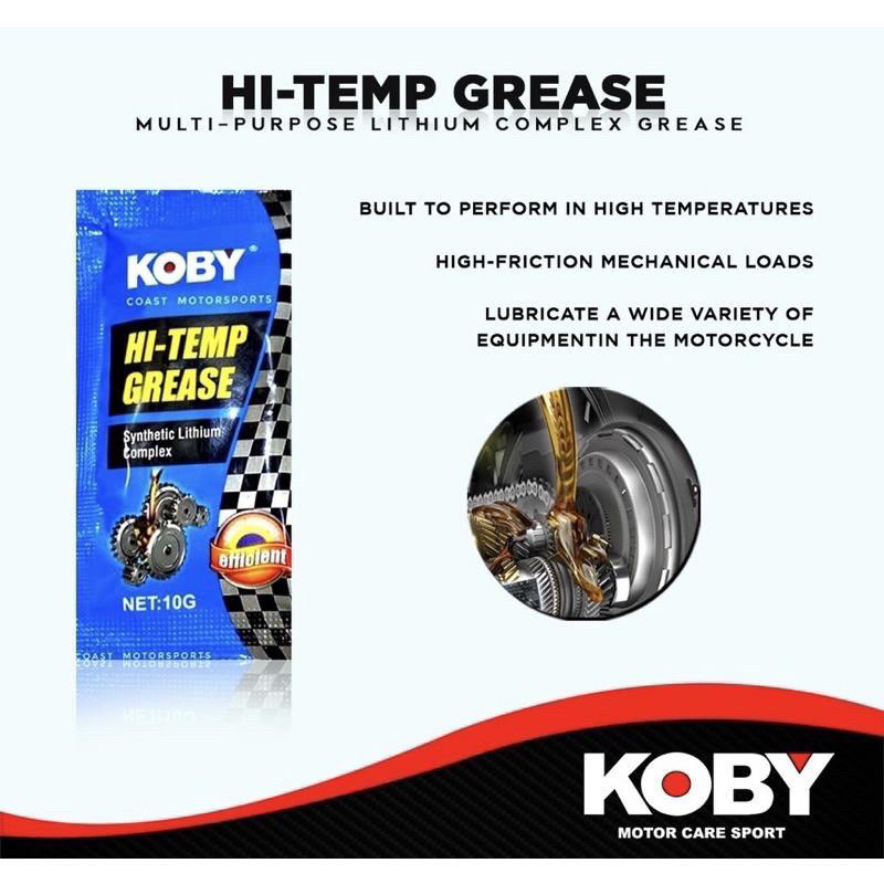 Koby Hi Temp Grease Grasa 10g | Shopee Philippines