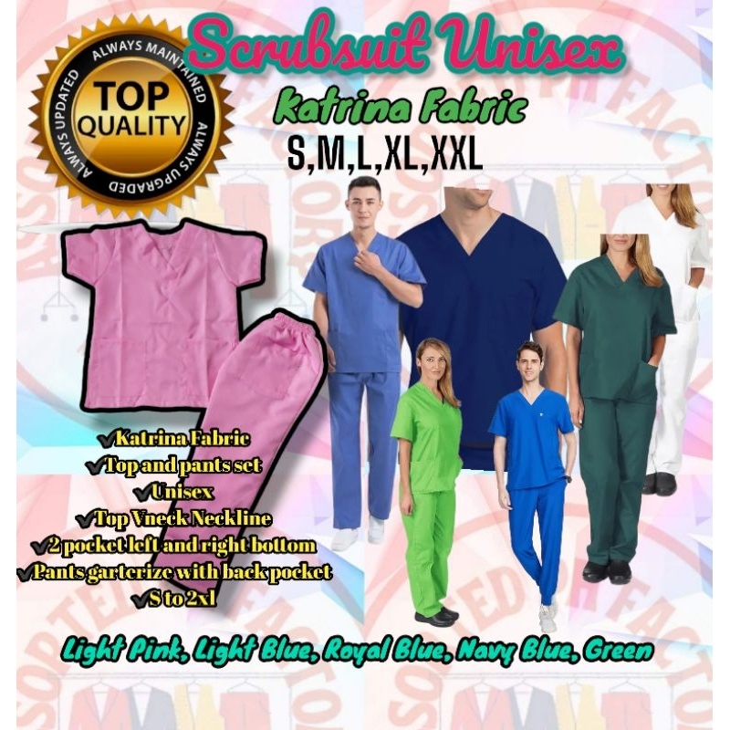 SCRUB SUIT SET OR TOP KATRINA// LOWEST PRICE | Shopee Philippines