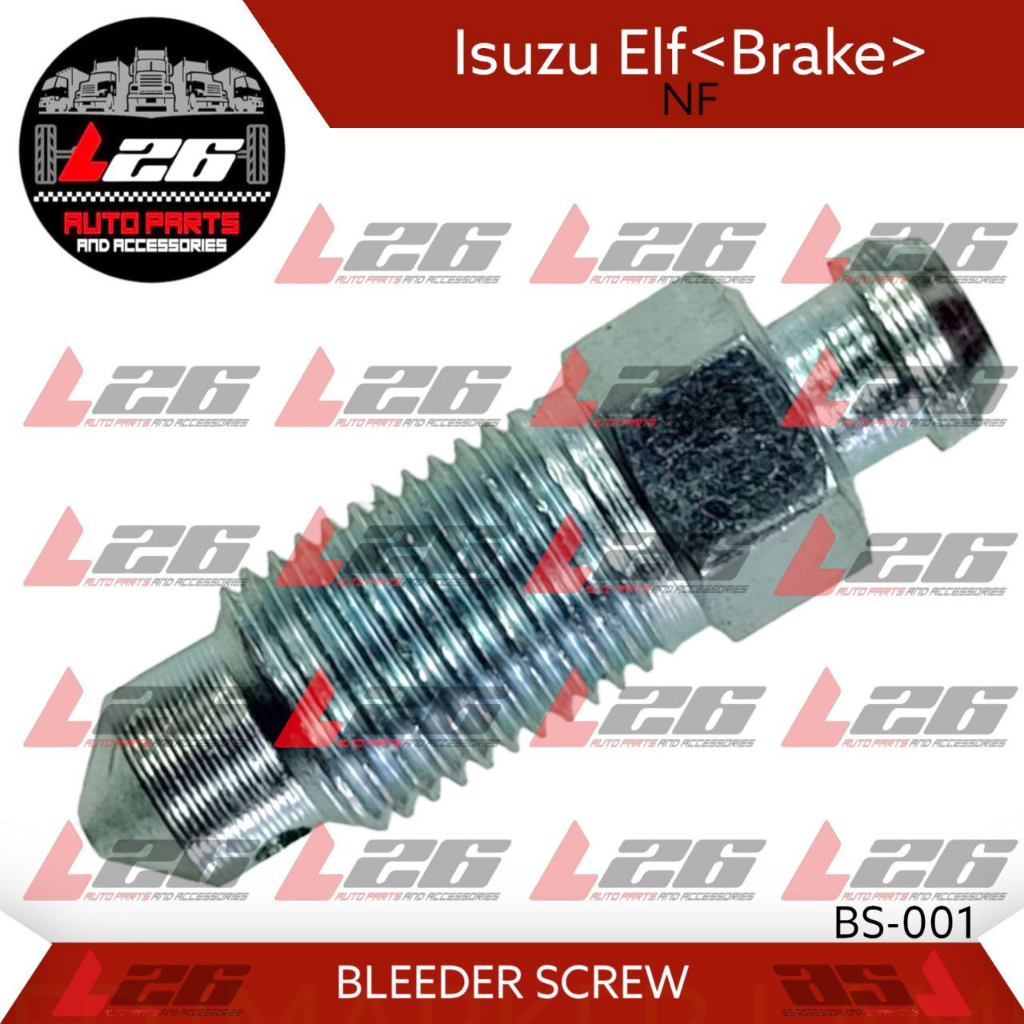 Isuzu Elf BRAKE BLEEDER SCREW NF TYPE BS-001 Brake Caliper Oil Drain ...