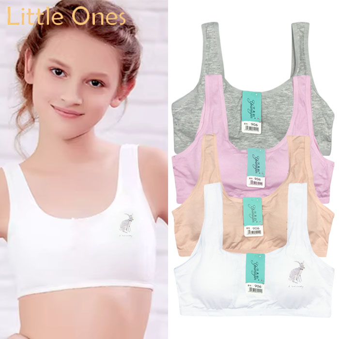 Little Ones #906 Teens Baby Sando Bra with Changeable Foam with Animal ...