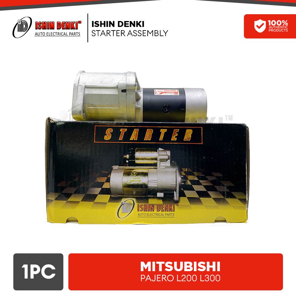 Ishin Denki Starter Assembly Mitsubishi Pajero L200 L300 4D56 2.0/12 ID ...