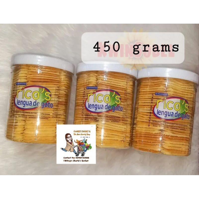 BAGUIO CITY RICO'S LENGUA DE GATO 450 GRAMS BIG Caution: madaling ...