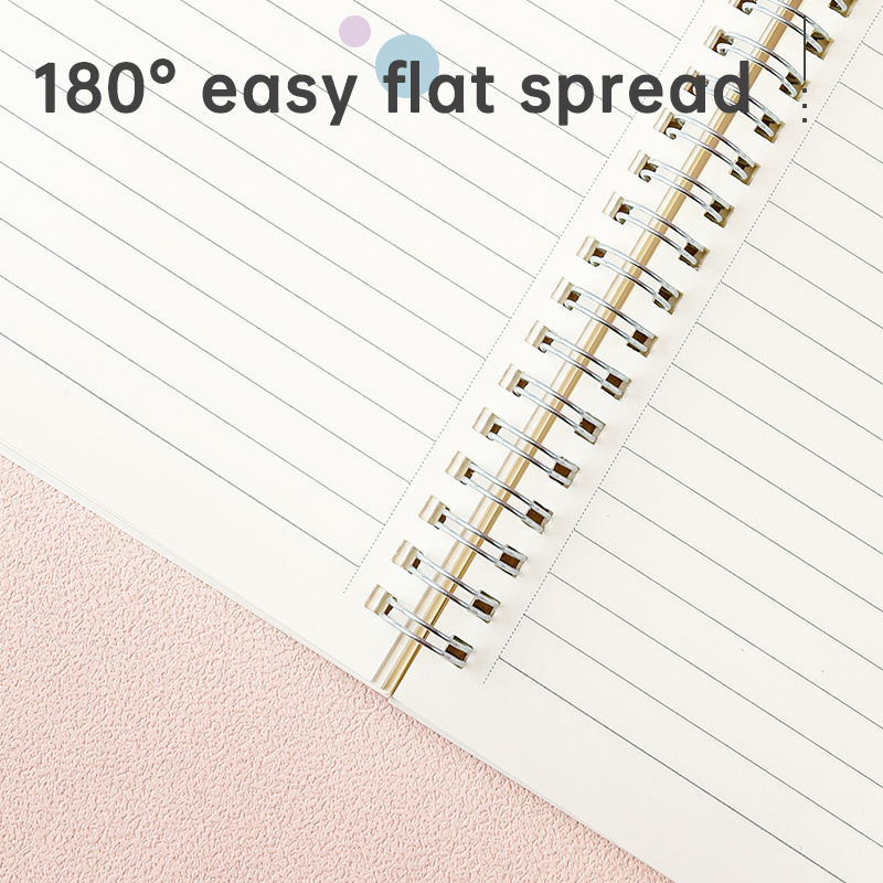 Deli ELA560 A5 Spiral Notebooks Student Aesthetic Writing Binder ...