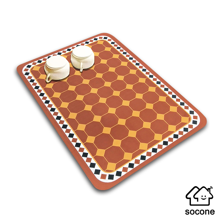 Socone Elegant Non-Slip Washable And Heat-insulating Table Mat Heat ...