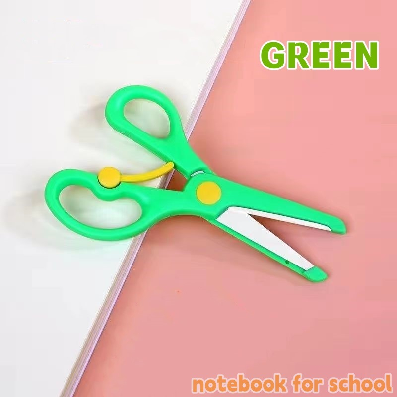 Children Safety Scissors Handmade Scissor Kids DIY Design Craft School ...