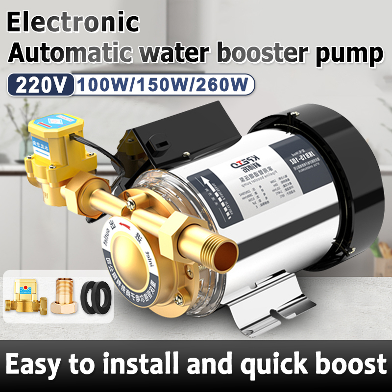 Water Booster Pump 220V/60Hz Home Automatic Booster Pump 100W/150W/260W ...