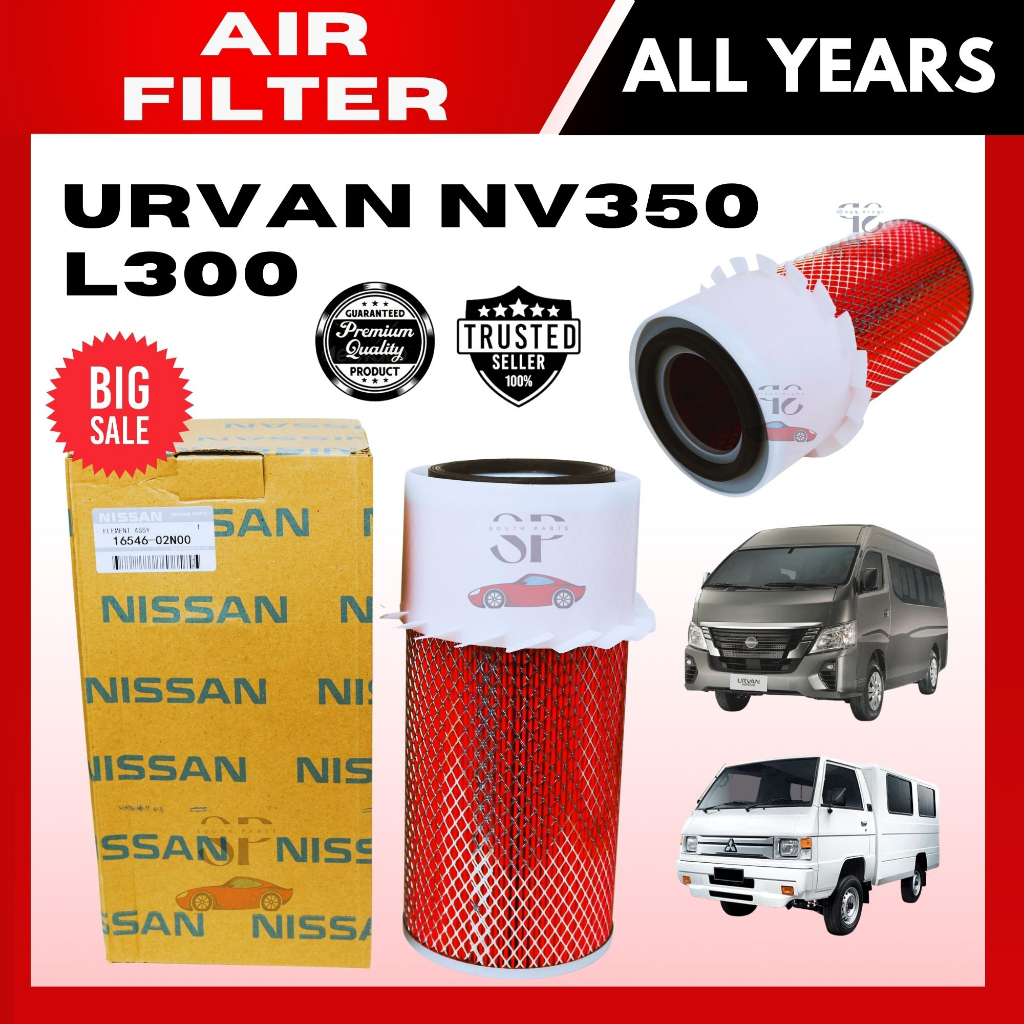 SALE! Air Filter for NISSAN URVAN NV350 / MITSUBISHI L300 (ALL YEARS ...