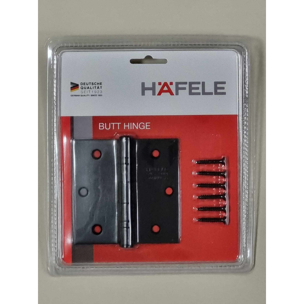 Hafele door hinge 3.5"x3.5" BLACK SUS304 (1 PAIR) | Shopee Philippines