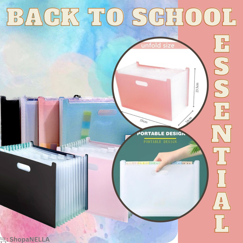 SHOPNELLA A4 Size 13 Desktop Document Folder File Paper Storage ...