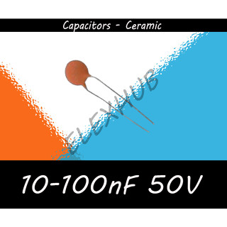 Ceramic Capacitor 10 - 100 nF 10 15 22 33 47 68 100 NF | Shopee Philippines