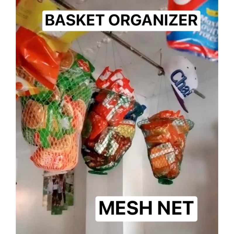 Net Basket display ORGANIZER for Sari Sari Store Mesh Organizer ...